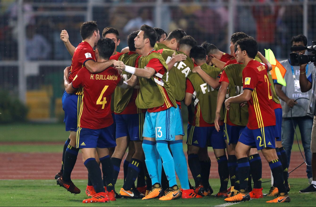 20 hårde minutter: U17-landsholdet fik klø af Spanien