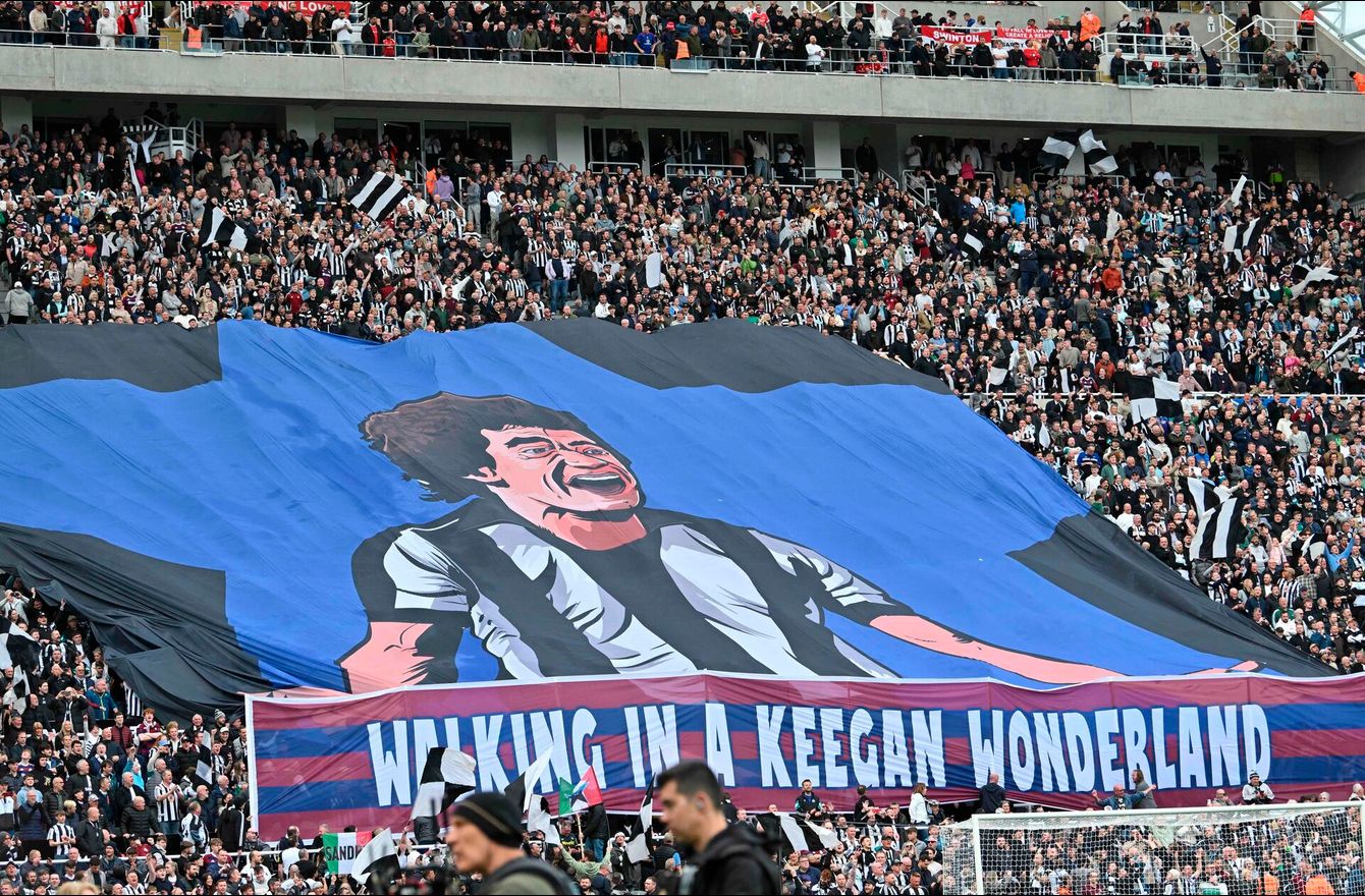 Storslået Newcastle-tifo: Kevin Keegan hyldes