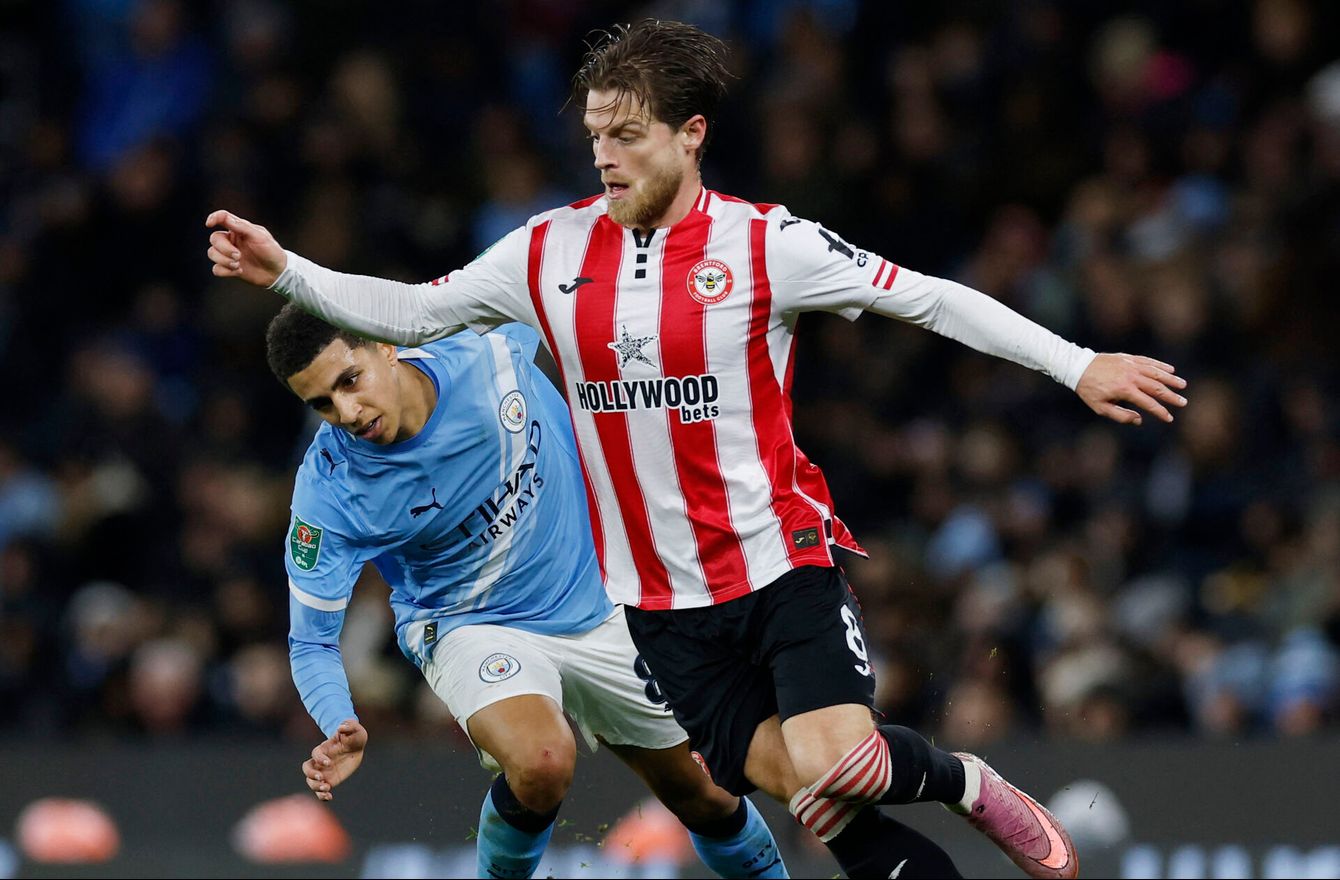 Manchester City ødelagde Mathias Jensens jubilæum
