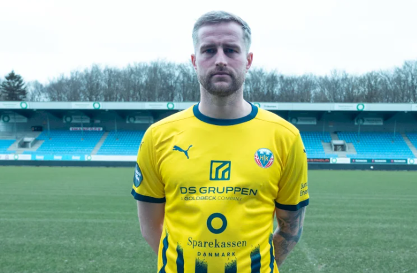 For tredje gang: Mathias Haarup genforenes med Hobro