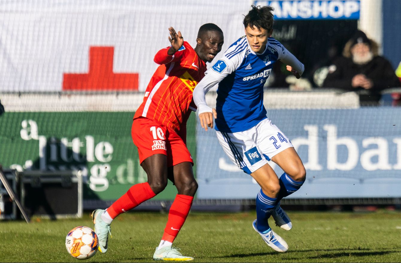 Lyngby-træner er vild med Tobias Storm: Får en stor fremtid