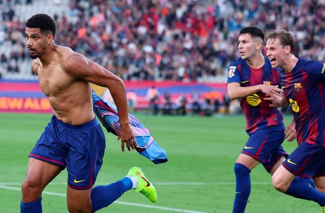 Trods Girona-sakse: Araujo reddede Barca til sidst